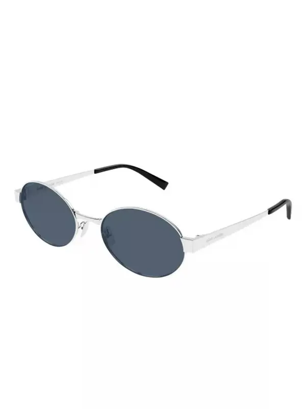 Saint Laurent Round-frame Sunglasses - Silver