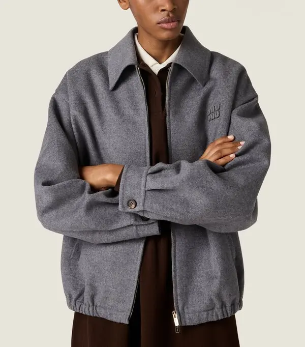 Miu Miu Wool-cashmere Shirt Jacket
