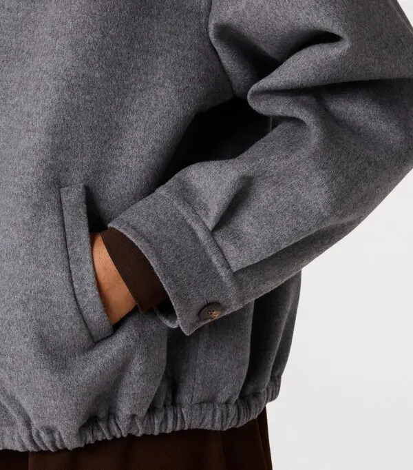Miu Miu Wool-cashmere Shirt Jacket