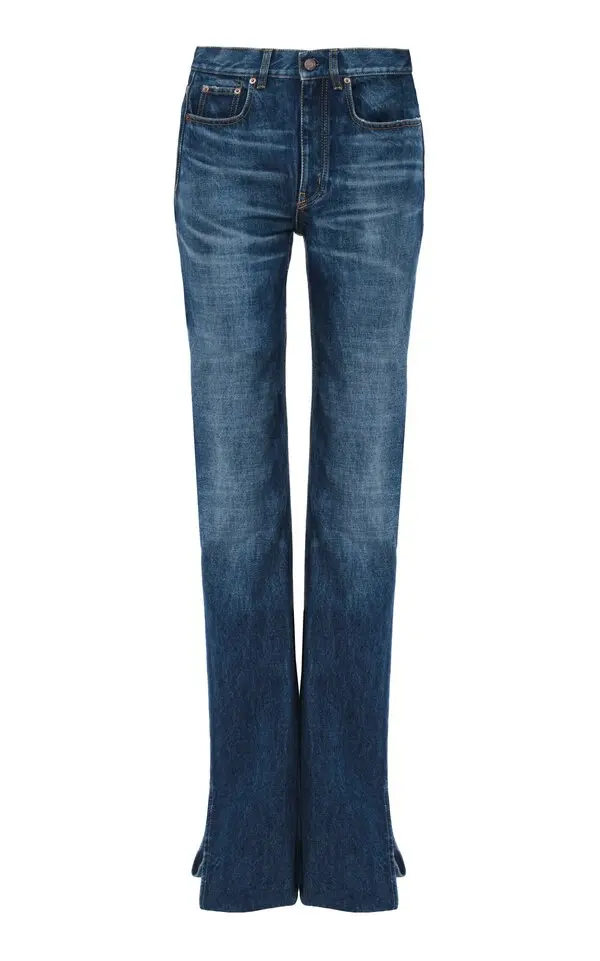 Chloé Rigid High-rise Straight-leg Jeans - Medium Wash