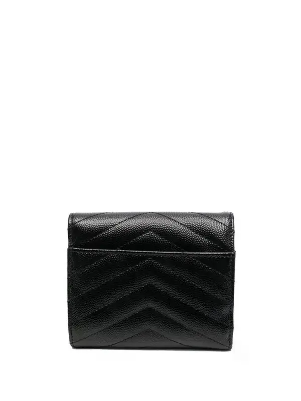 Saint Laurent Monogram Compact Tri-fold Wallet