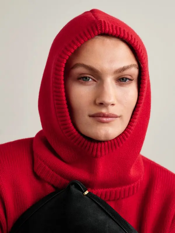 LISA YANG Cashmere Balaclava - Red