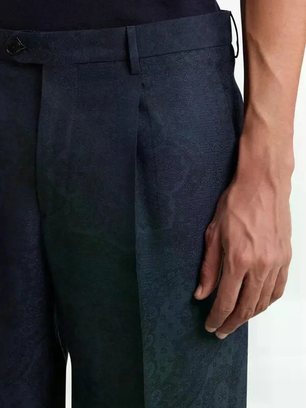 Etro Paisley Pattern Tailored Trousers