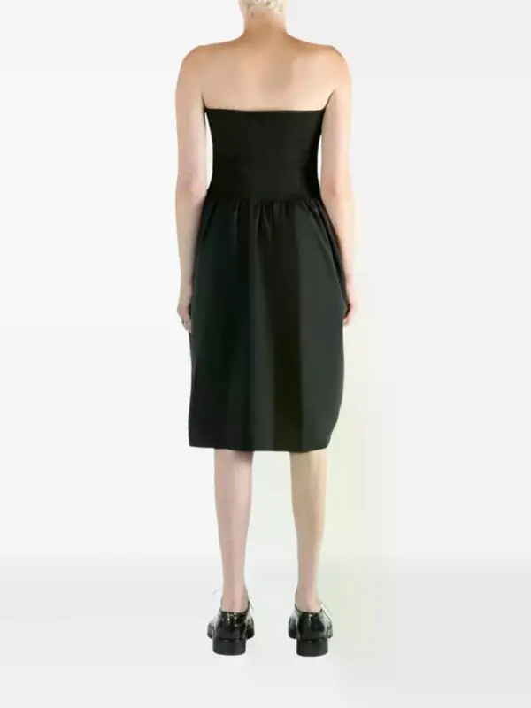 AMOMENTO Side-pocket Midi Dress