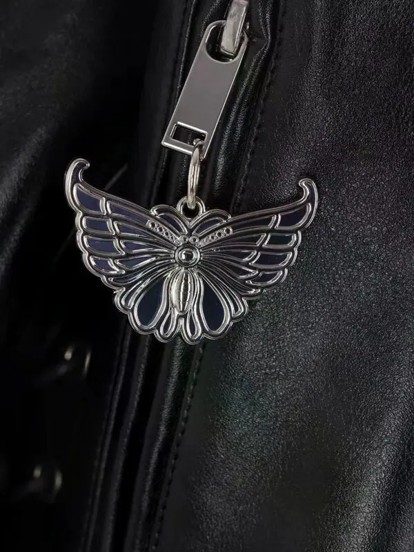 CHOPOVA LOWENA Leather Patch-motif Jacket