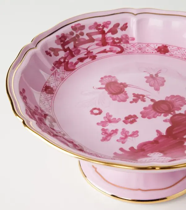 GINORI 1735 Oriente Italiano Porcelain Fruit Bowl - Pink