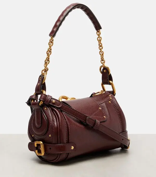 Chloé Paddington Small Leather Shoulder Bag - Brown