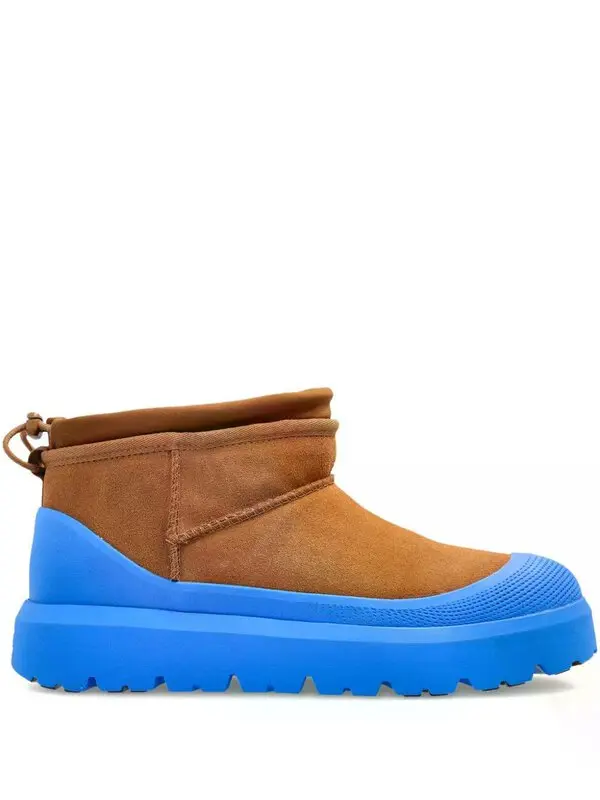 UGG Suede Ultra Mini Ankle Boots - Brown