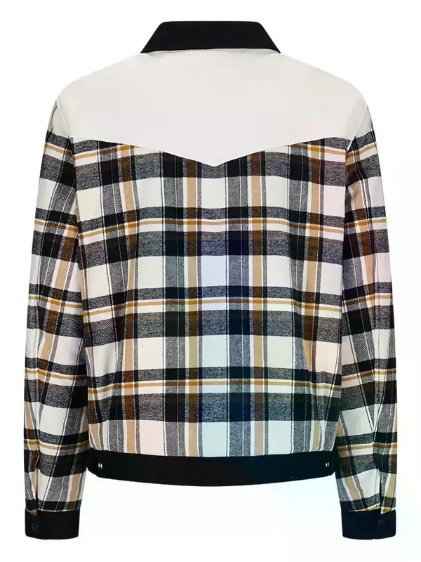 Dsquared2 Botonned Plaid Jacket - Neutrals