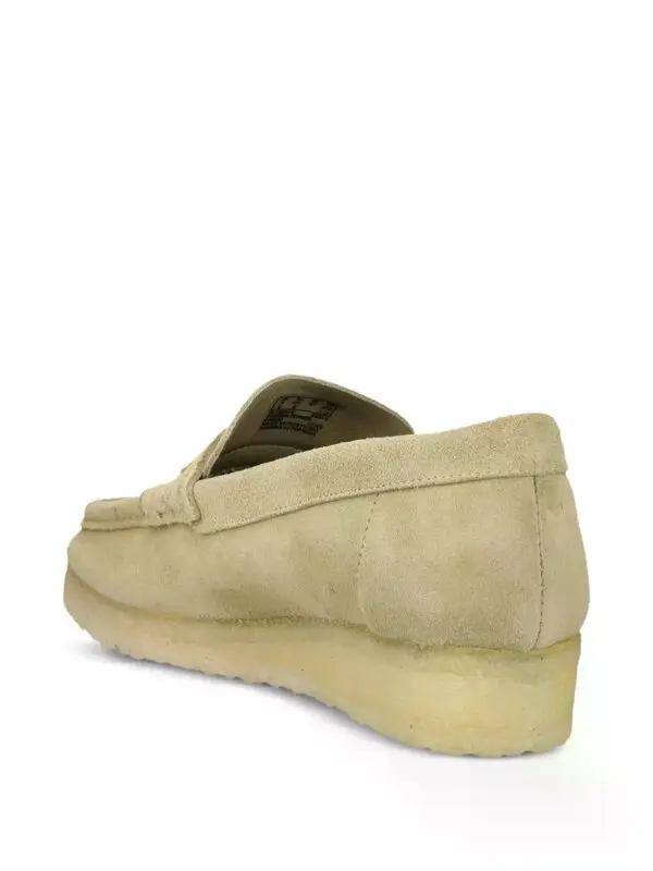 Clarks Suede Penny Loafers