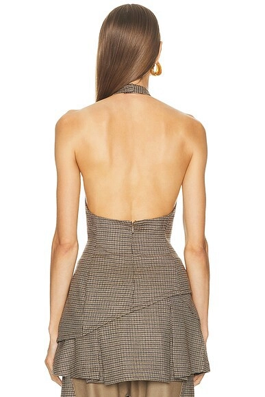 MIMCHIK Archer Halterneck Top