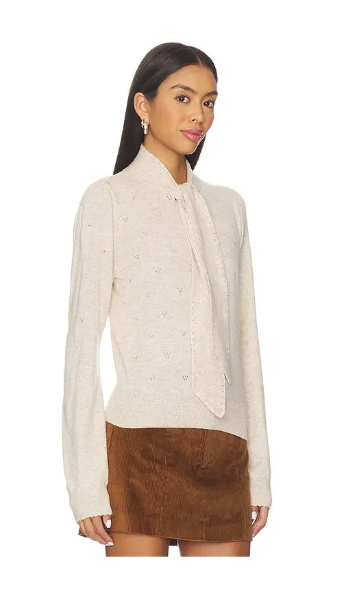 Astr The Label Ovalia Sweater With Tie Detail