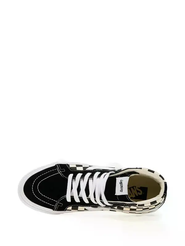 VANS Sk8-hi Reissue 38 Lx Checkerboard High-top Sneakers - Black