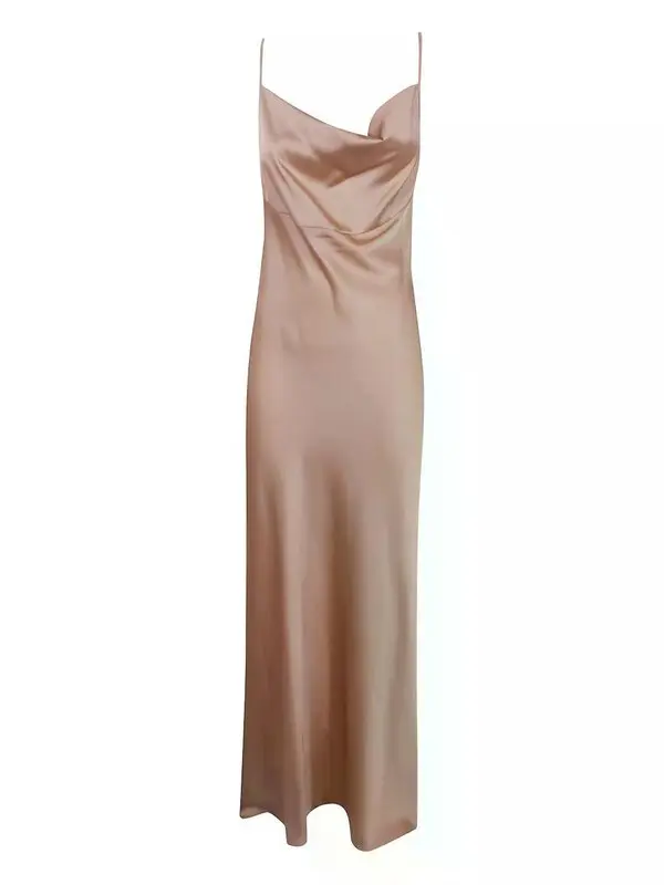D.exterior Spaghetti Strap Cowl Neck Dress