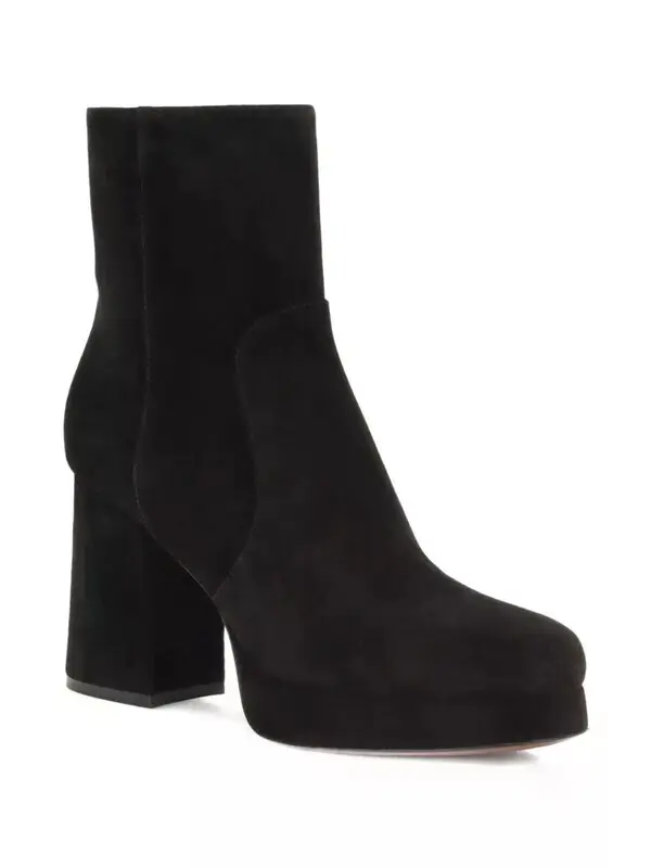 Valentino Garavani Platform Logo Heel Boots