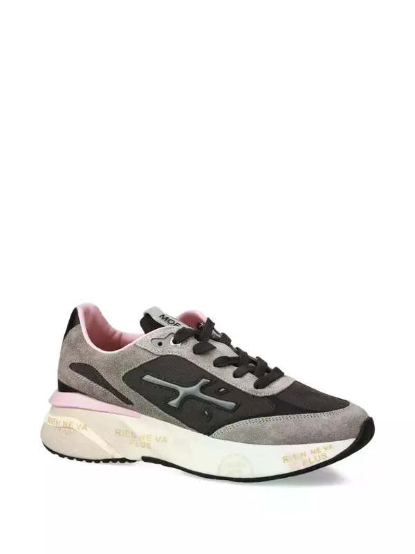 Premiata Moerund" Appliqué Detail Sneakers - Grey