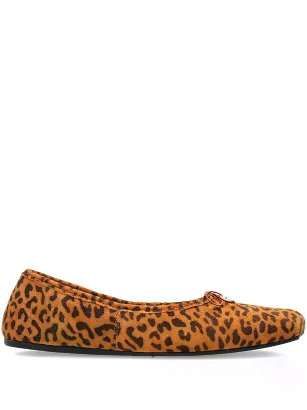 VIVIENNE WESTWOOD Leopard Print Bow Trainers