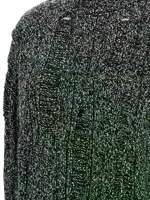 DURAZZI MILANO Distressed Cable-knit Sweater
