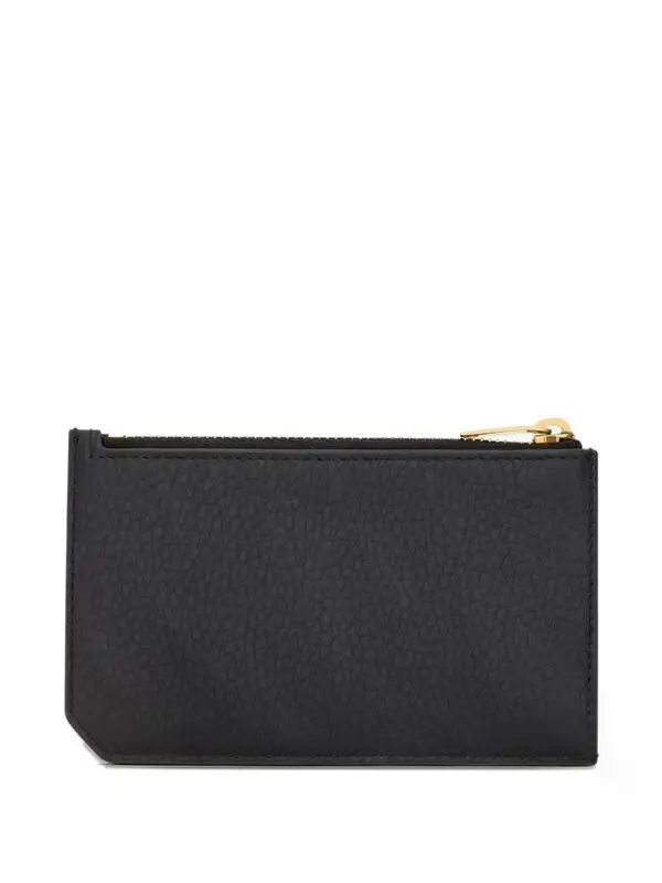 Saint Laurent Logo-plaque Zip-fastening Card Holder