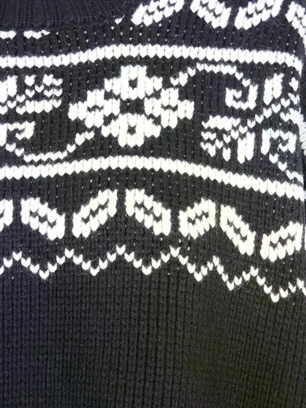 RÓHE Fair-isle Pattern Pullover Sweater