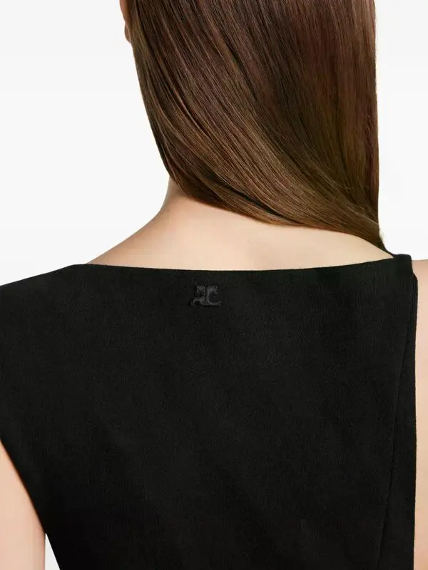 COURREGES Asymmetric Sleeveless Dress