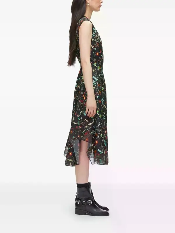 3.1 Phillip Lim Sleeveless Floral Midi Dress