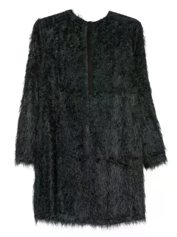 ALYSI Textured Long-sleeved Dress
