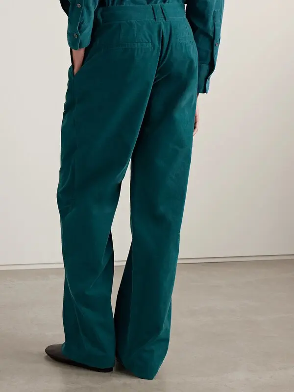 LA LIGNE Alain Cotton-corduroy Wide-leg Trousers