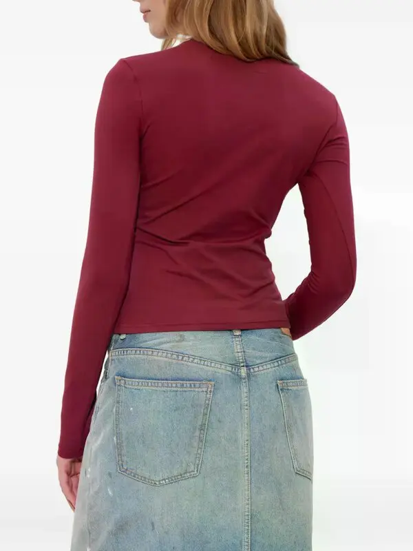 MISBHV Bow Detail Long Sleeve Blouse
