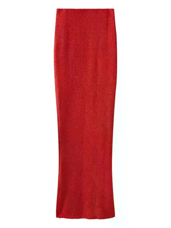 ASTA RESORT Carolina Maxi Skirt - Red