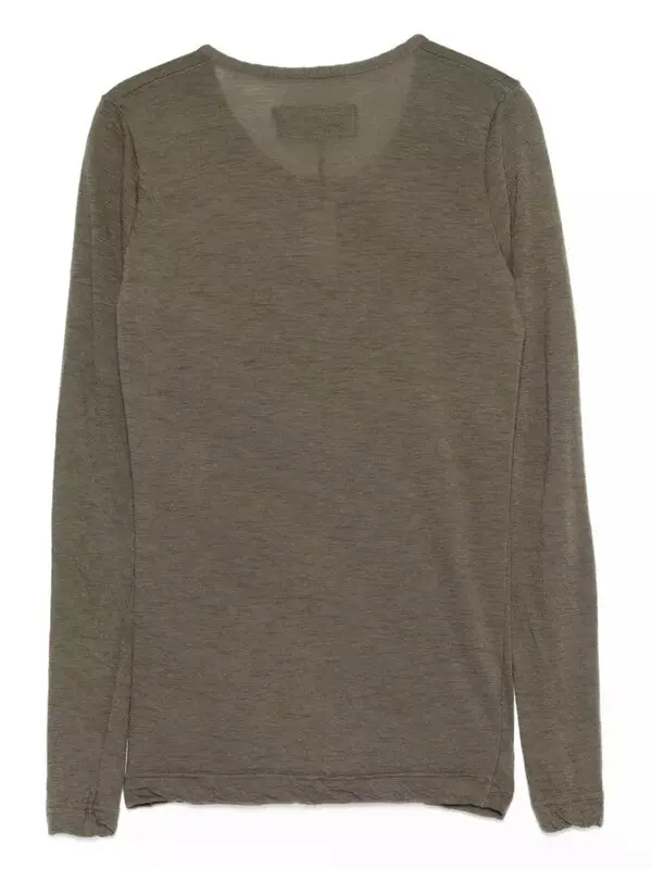 PRIVATE 0204 Round Neck Long Sleeve Sweater