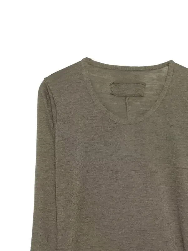 PRIVATE 0204 Round Neck Long Sleeve Sweater