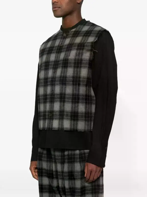 INDIVIDUAL SENTIMENTS Checked Long-sleeved Shirt