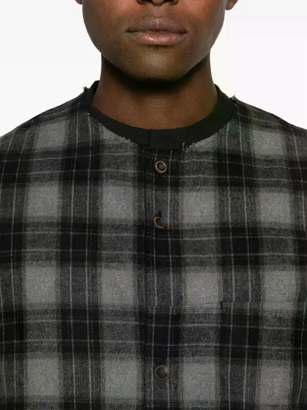 INDIVIDUAL SENTIMENTS Checked Long-sleeved Shirt