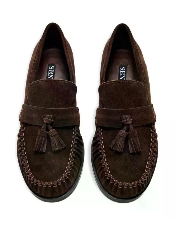 Senso Suede Tassel Loafers - Brown
