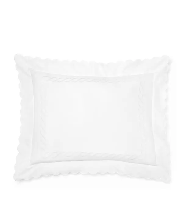 PRATESI Cotton Treccia Splendore Oxford Pillowcase
