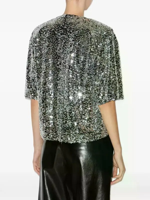 Isabel Marant Étoile Helga Sequin Embellished Top