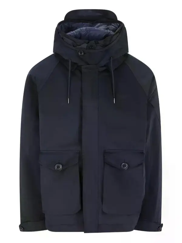 C.P. COMPANY Padded Hooded Jacket - Blue