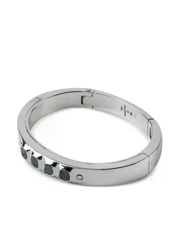 PARTS OF FOUR Sterling Sistema Bracelet With Diamond Slabs