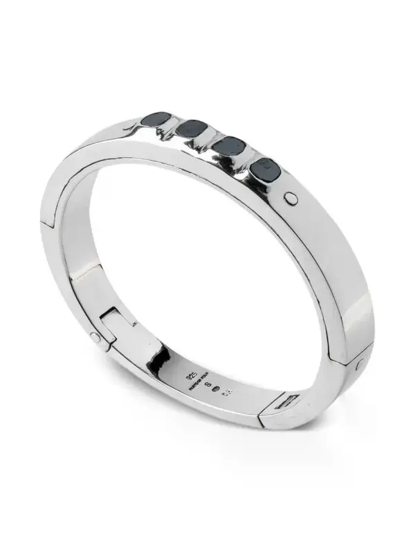 PARTS OF FOUR Sterling Sistema Bracelet With Diamond Slabs