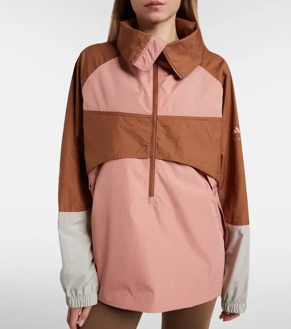 Adidas By Stella McCartney Colorblocked Technical Jacket