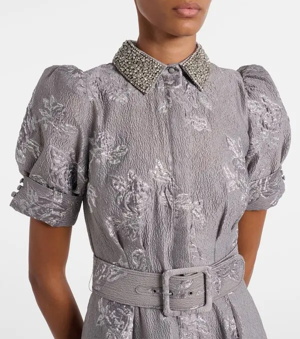 Rebecca Vallance Ruth Embellished Brocade Gown
