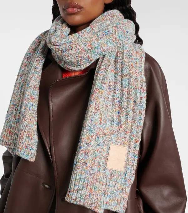 Loewe Wool And Cashmere-blend Scarf