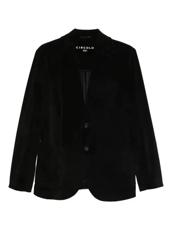 CIRCOLO 1901 Single-breasted Blazer - Black