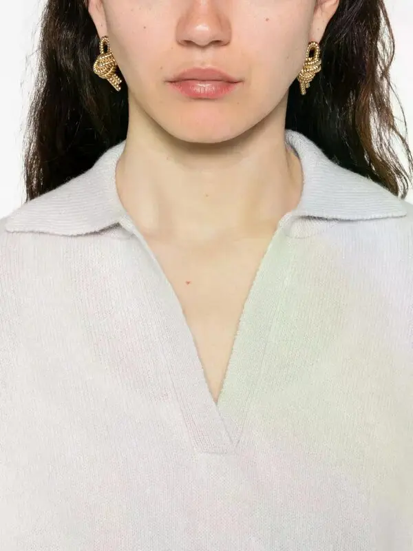 Antonelli Firenze Collared V-neck Sweater