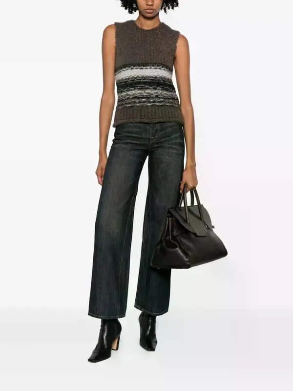 Our Legacy Striped Fair Isle Knit Top