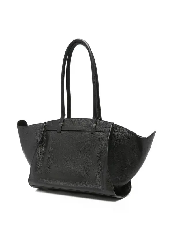 Benedetta Bruzziches Leather Tote Bag With Silver-tone Hardware - Black