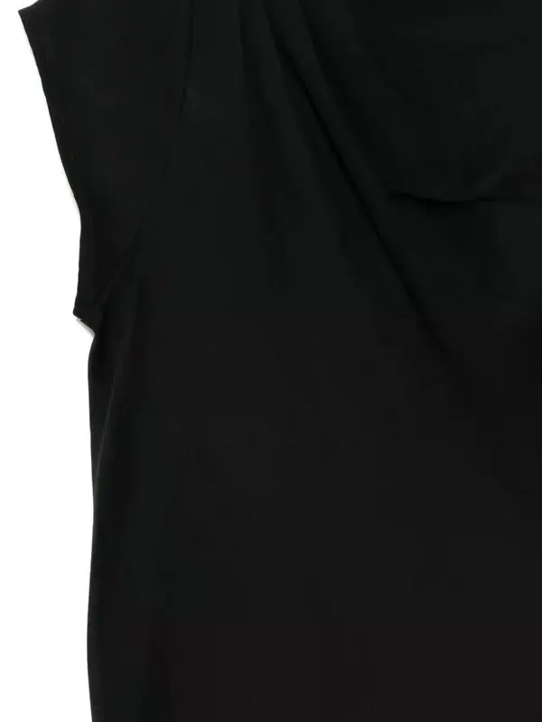Staud Davina Draped Top - Black
