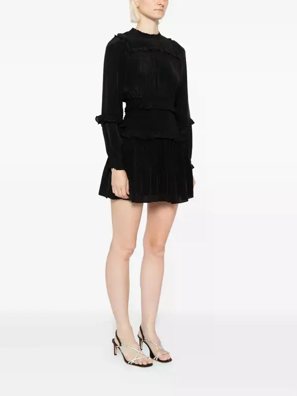 NEEDLE & THREAD Emilia Mini Dress - Black