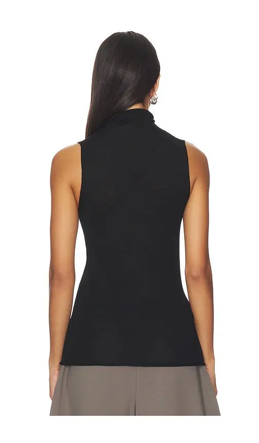 EAVES Sleeveless Knit Mockneck